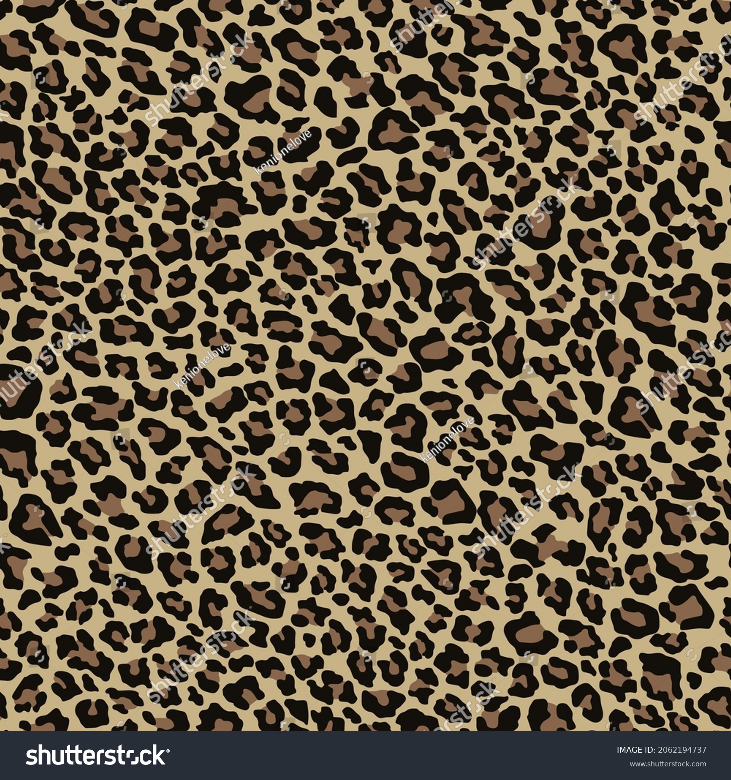 leopard skin pattern. vector print. seamless pattern for clothing or ...