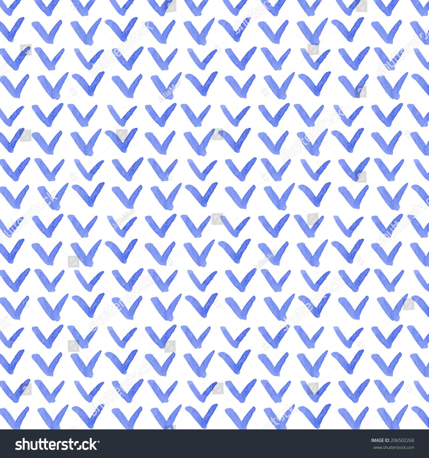 Simple pattern for your design. Vectorized watercolor drawing. Hand ...