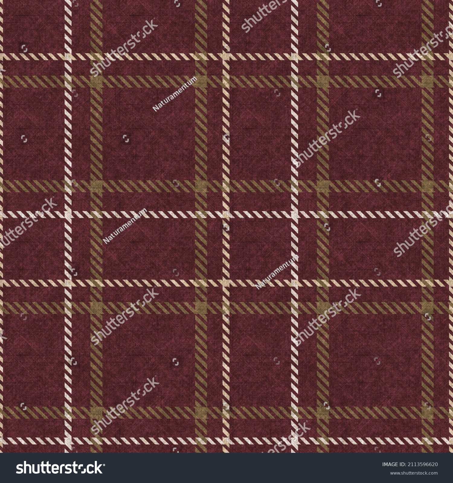 Sepia brown neutral woven plaid texture background. Seamless old worn ...