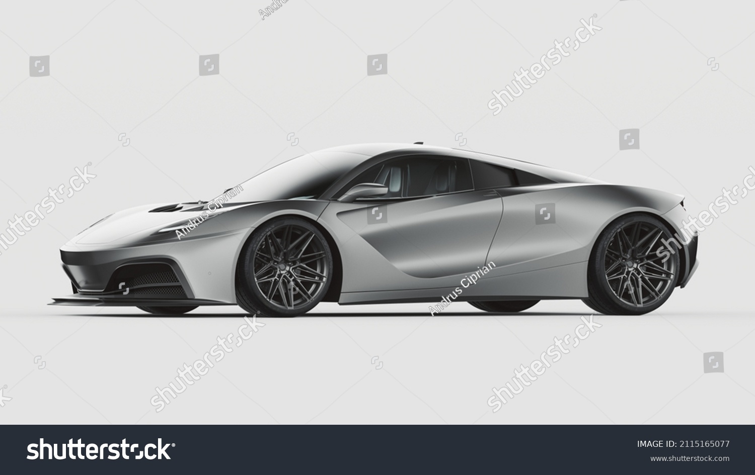 3D rendering of a brand-less generic concept car_站酷海洛_正版图片_视频_字体_音乐素材交易 ...