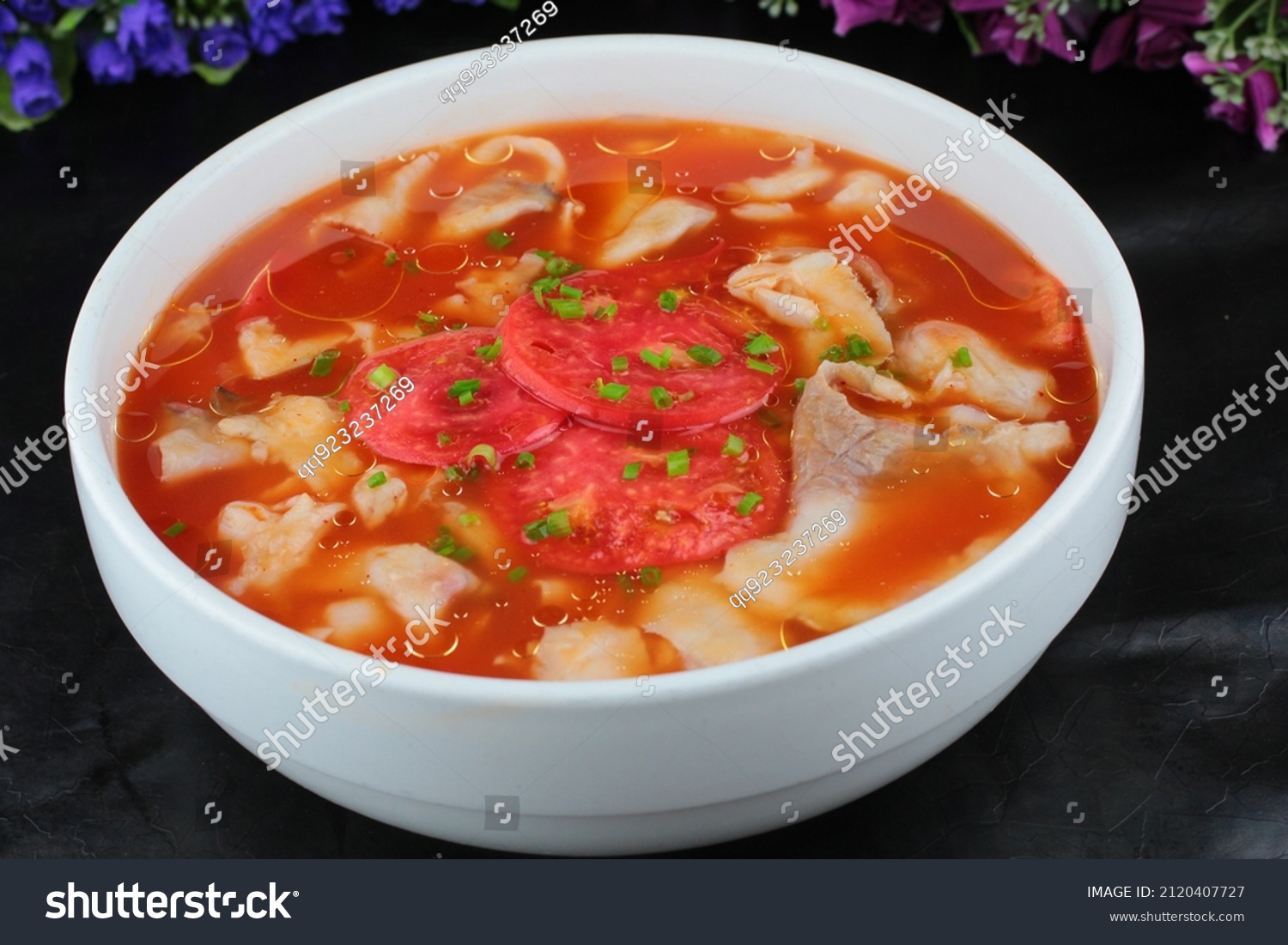 Chinese food spicy food delicious food Chengdu tomato fish_站酷海洛_正版图片_视频 ...