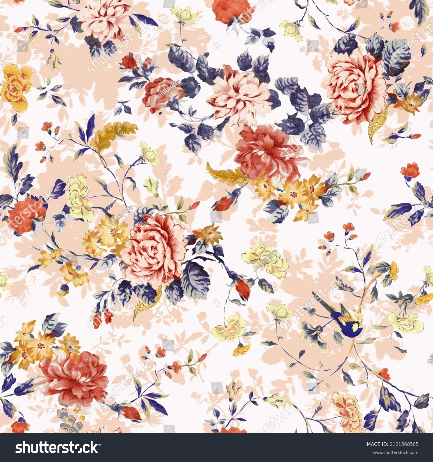 Colours flower pattern design work_站酷海洛_正版图片_视频_字体_音乐素材交易平台_站酷旗下品牌