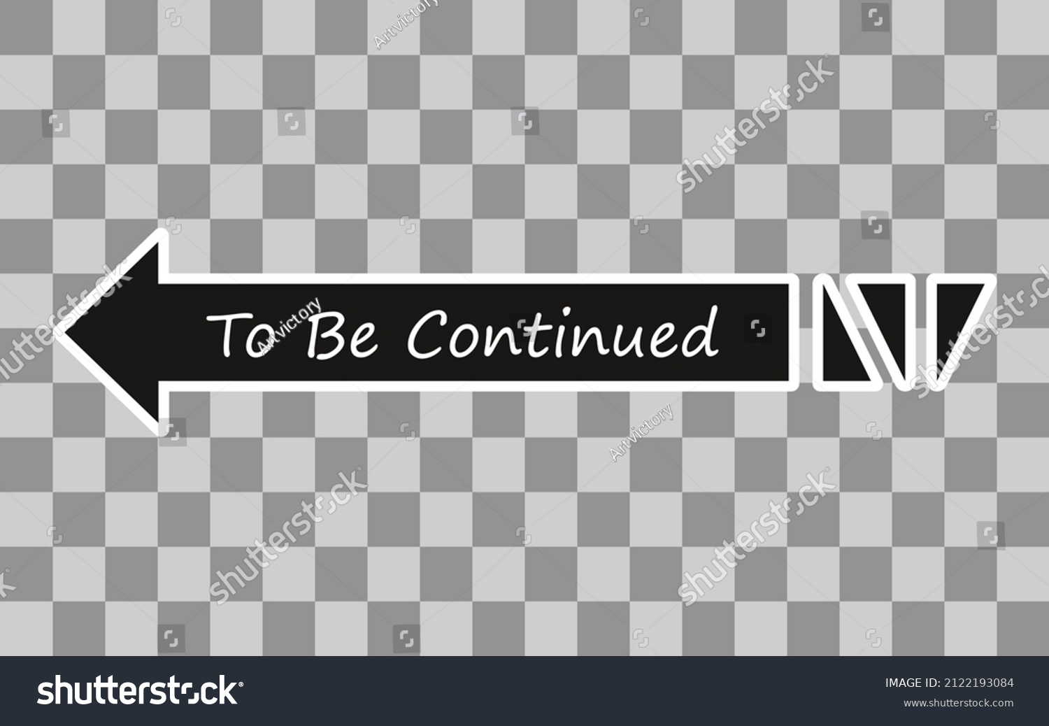 TO BE CONTINUED slogan vector illustration graphic in comic jojo style ...