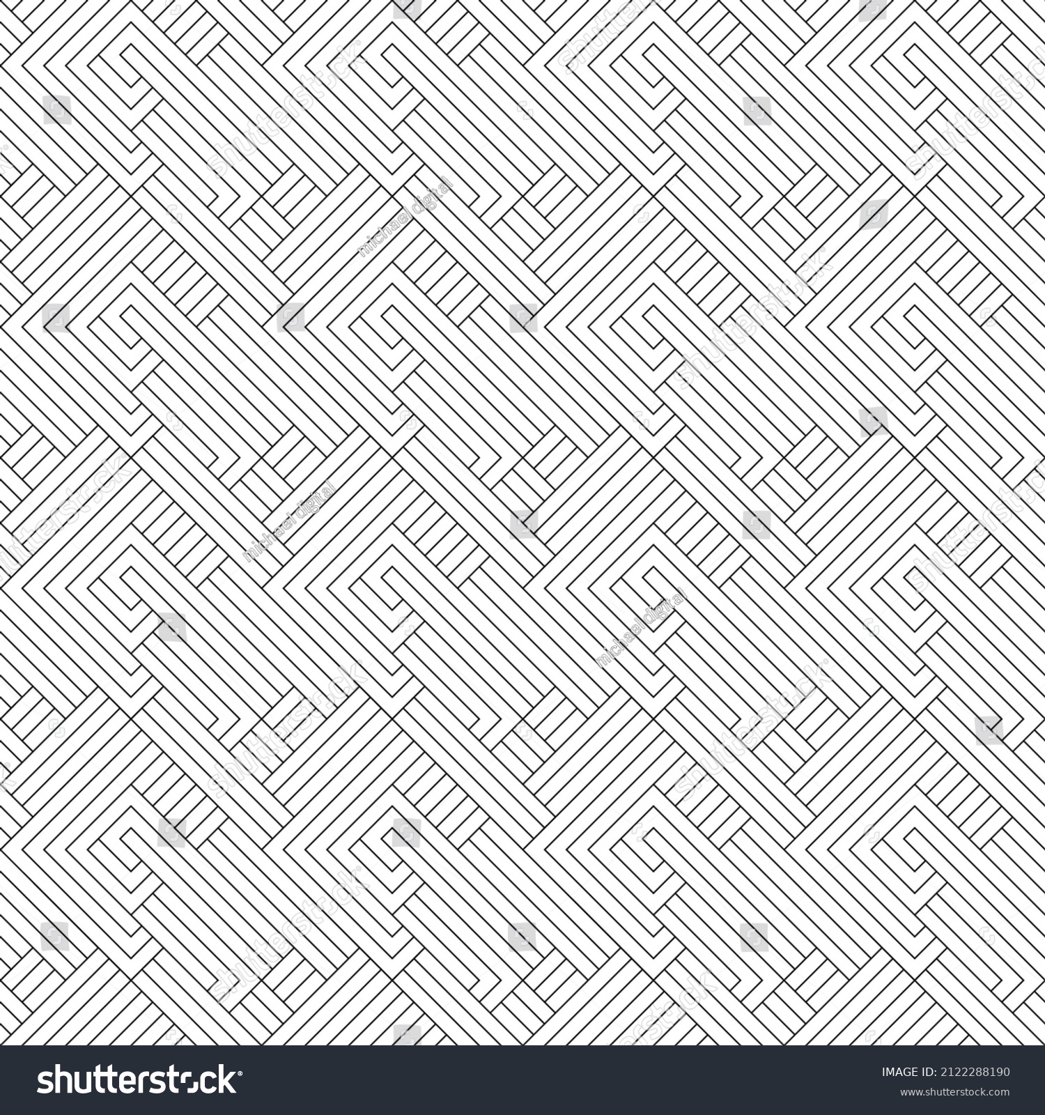 Vector seamless pattern. Modern stylish texture. Regularly repeating ...