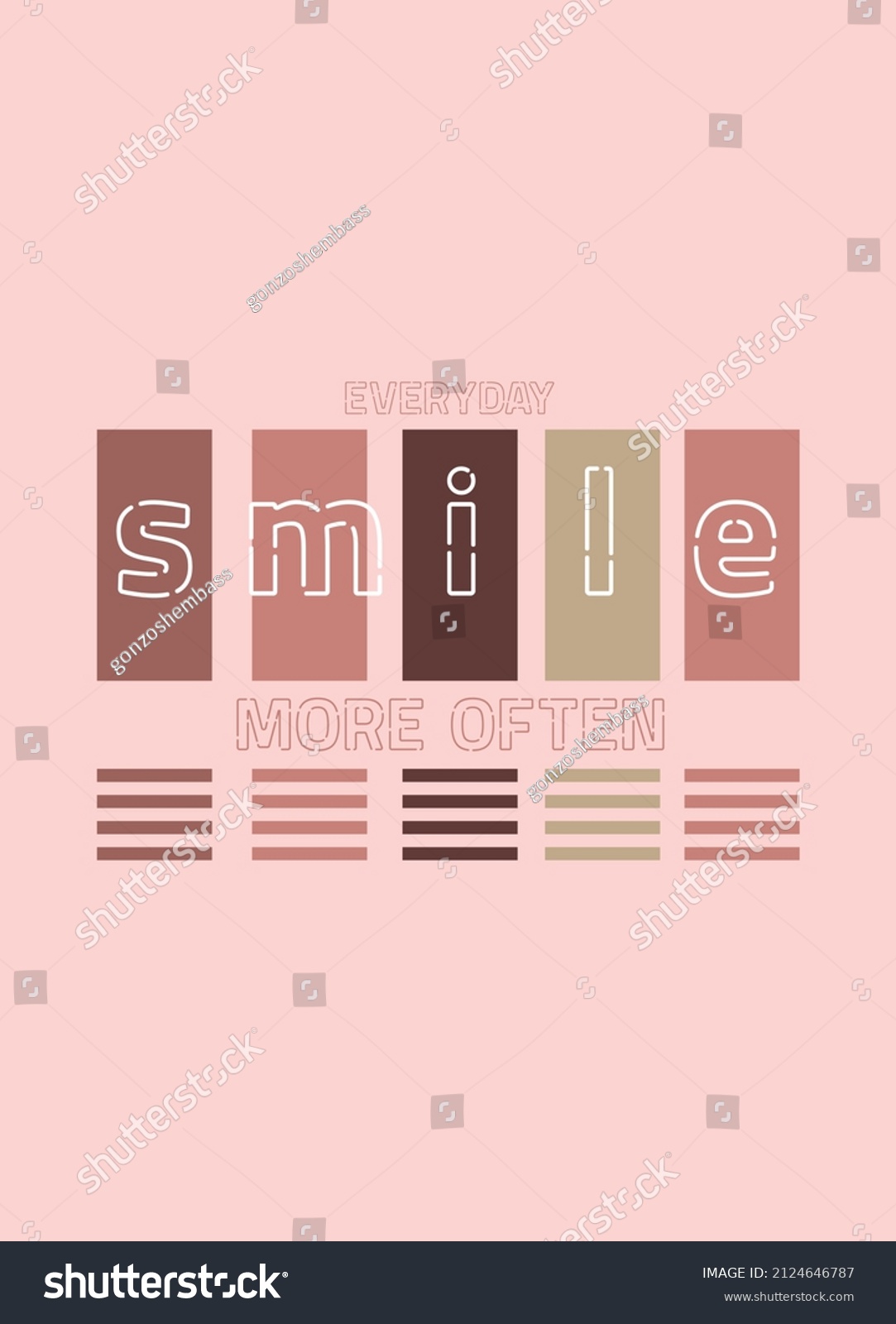 everyday smile more often t-shirt design fashion vector_站酷海洛_正版图片_视频_字体 ...