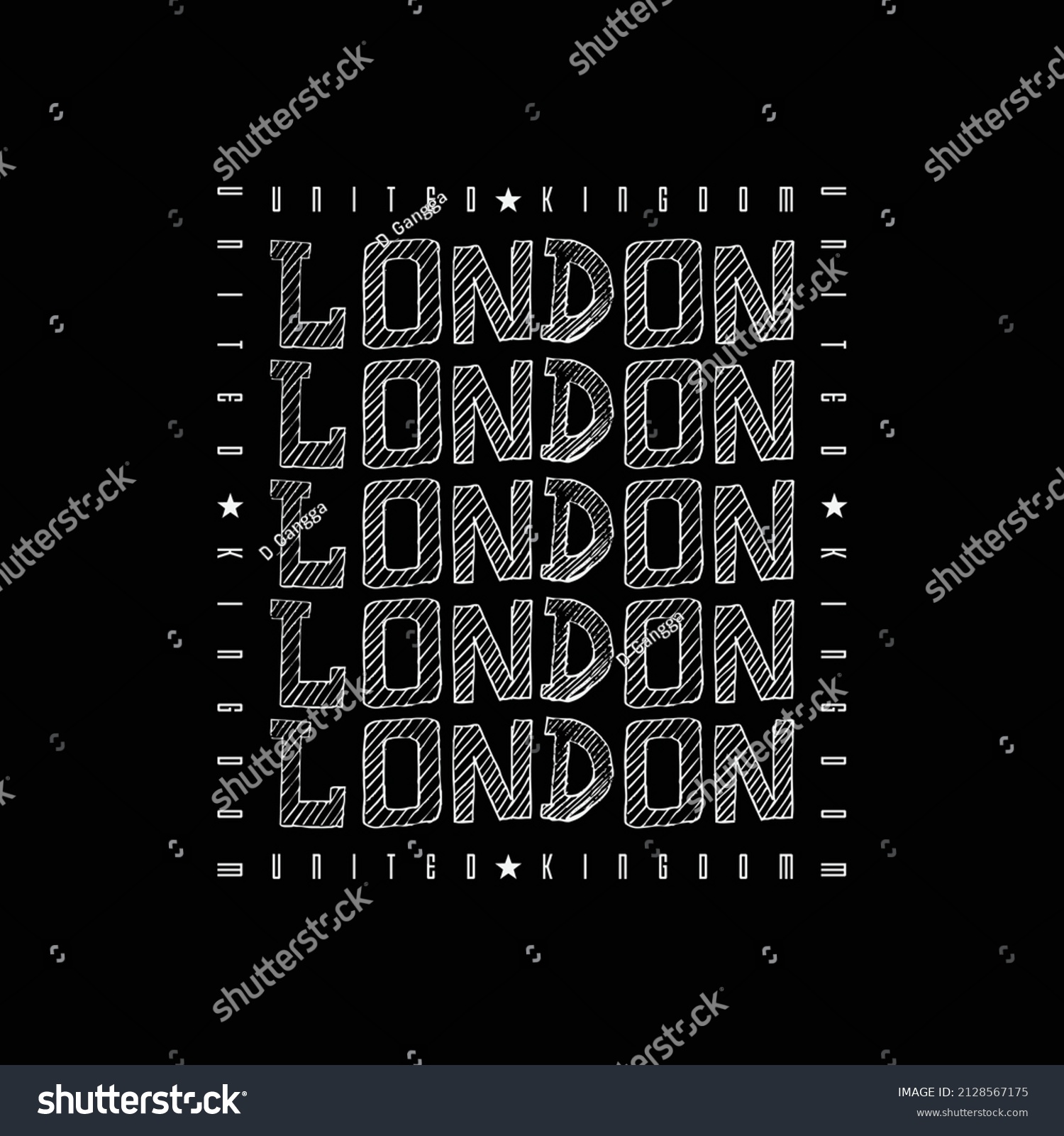 LONDON illustration typography. perfect for t shirt design_站酷海洛_正版图片_视频 ...