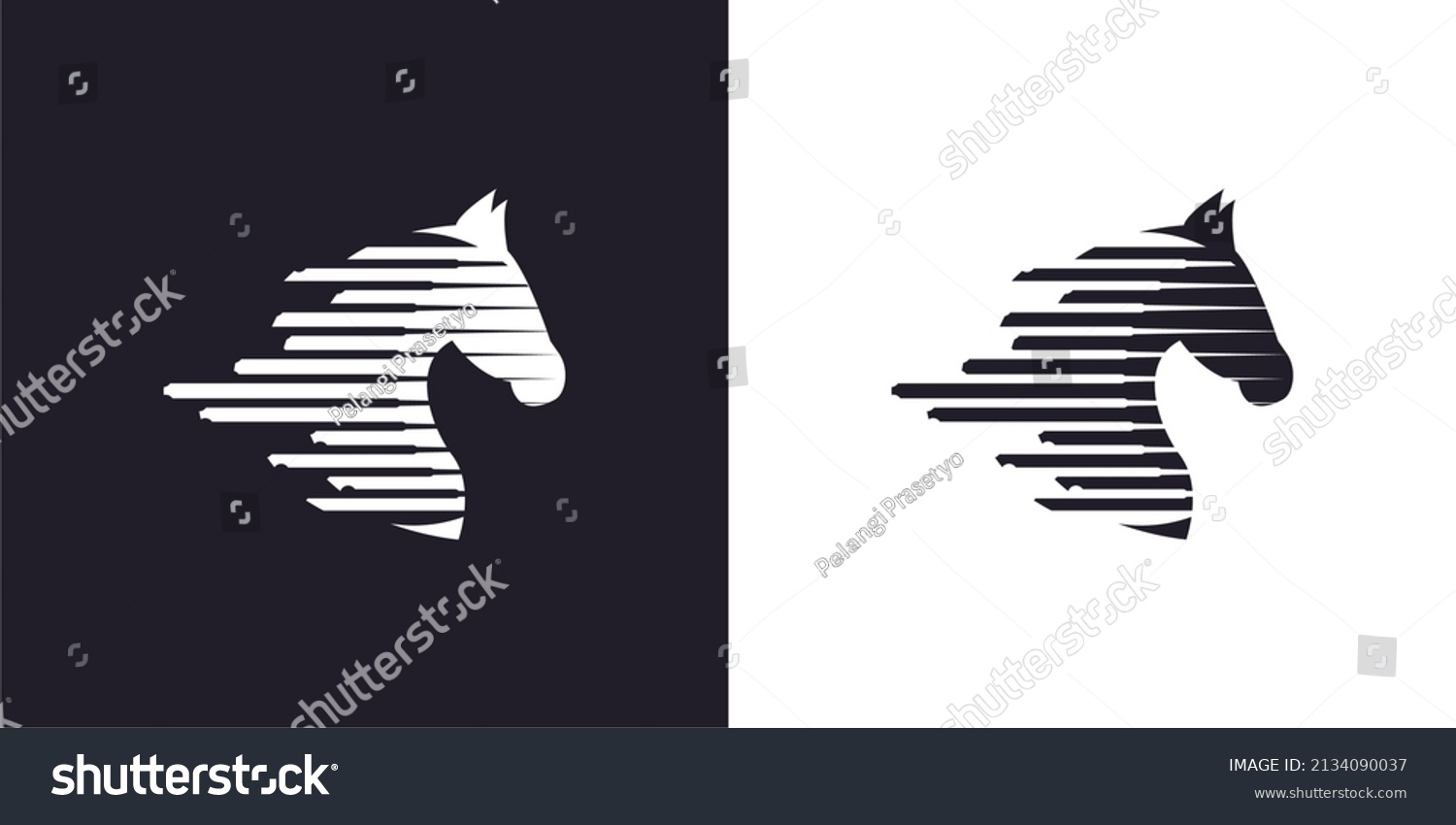 head run horse monogram logo design_站酷海洛_正版图片_视频_字体_音乐素材交易平台_站酷旗下品牌