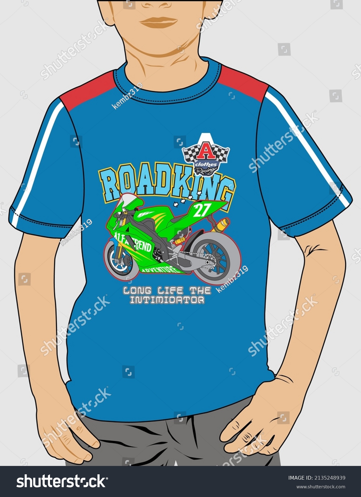 Boys t-shirt trendy and styles design vector.teenagers outfit_站酷海洛_正版图片 ...