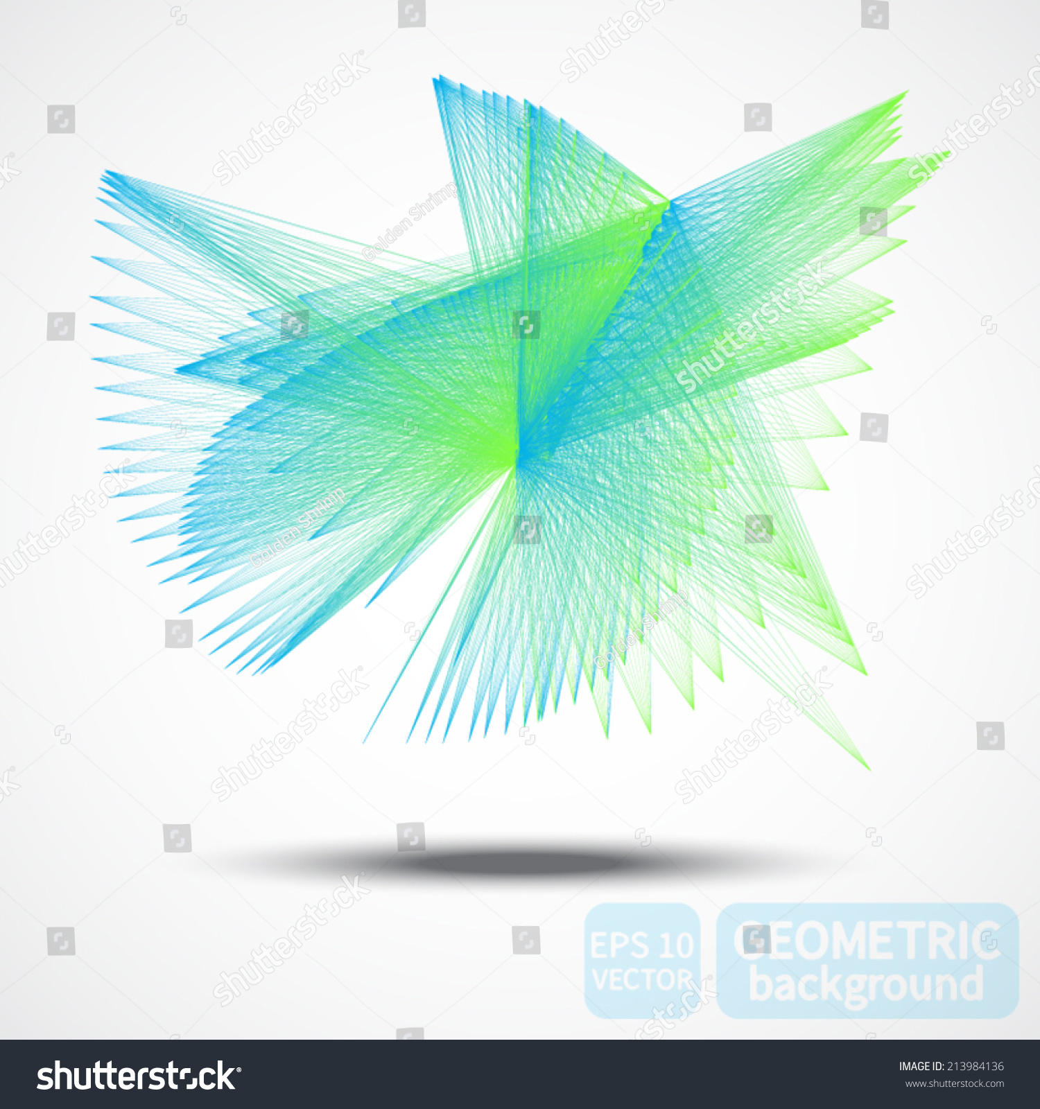 Geometric background. Colorful abstract. Vector. Technical shape ...