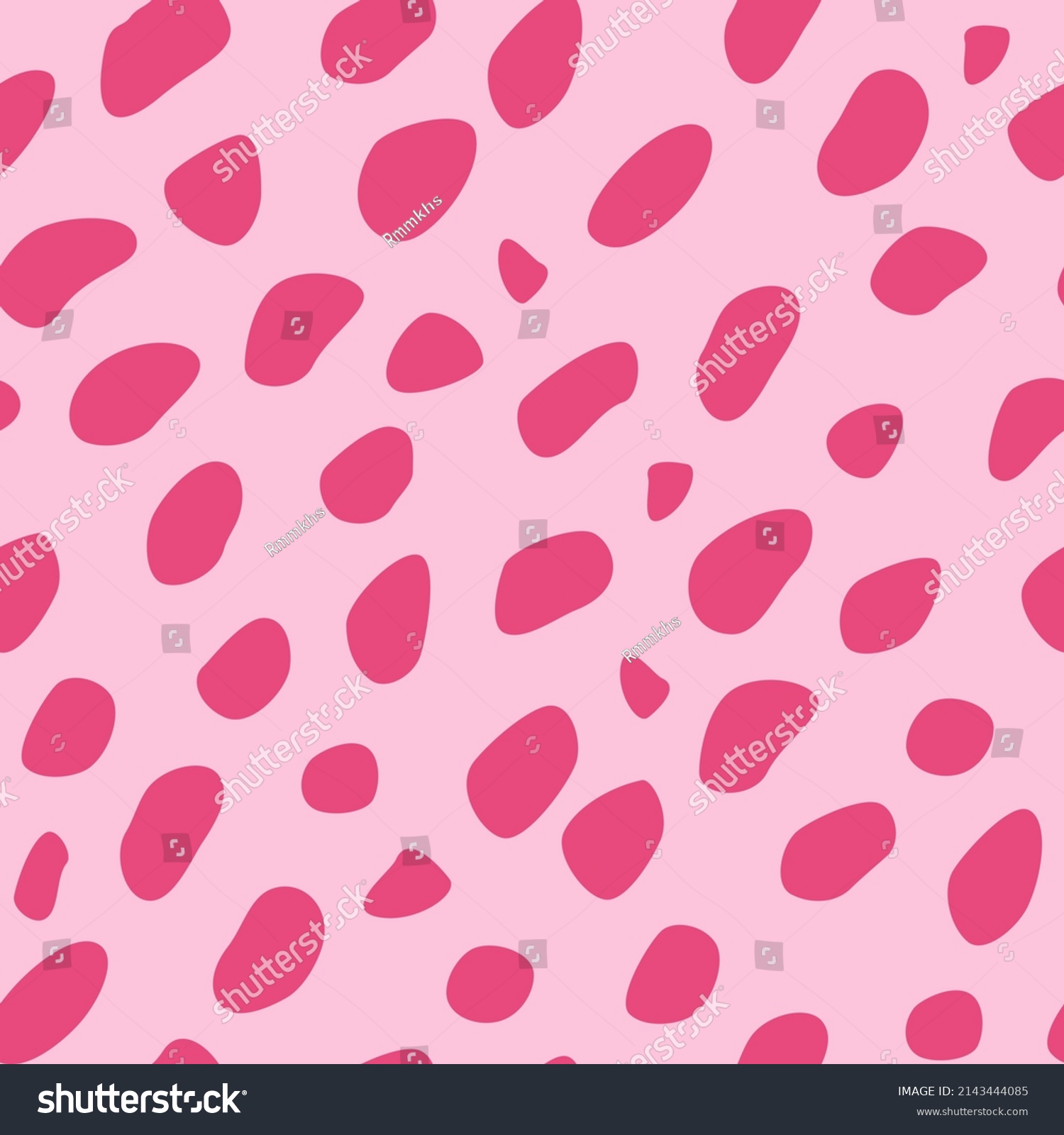 Seamless pattern pink spots. Repeating pattern for fabrics and textiles ...