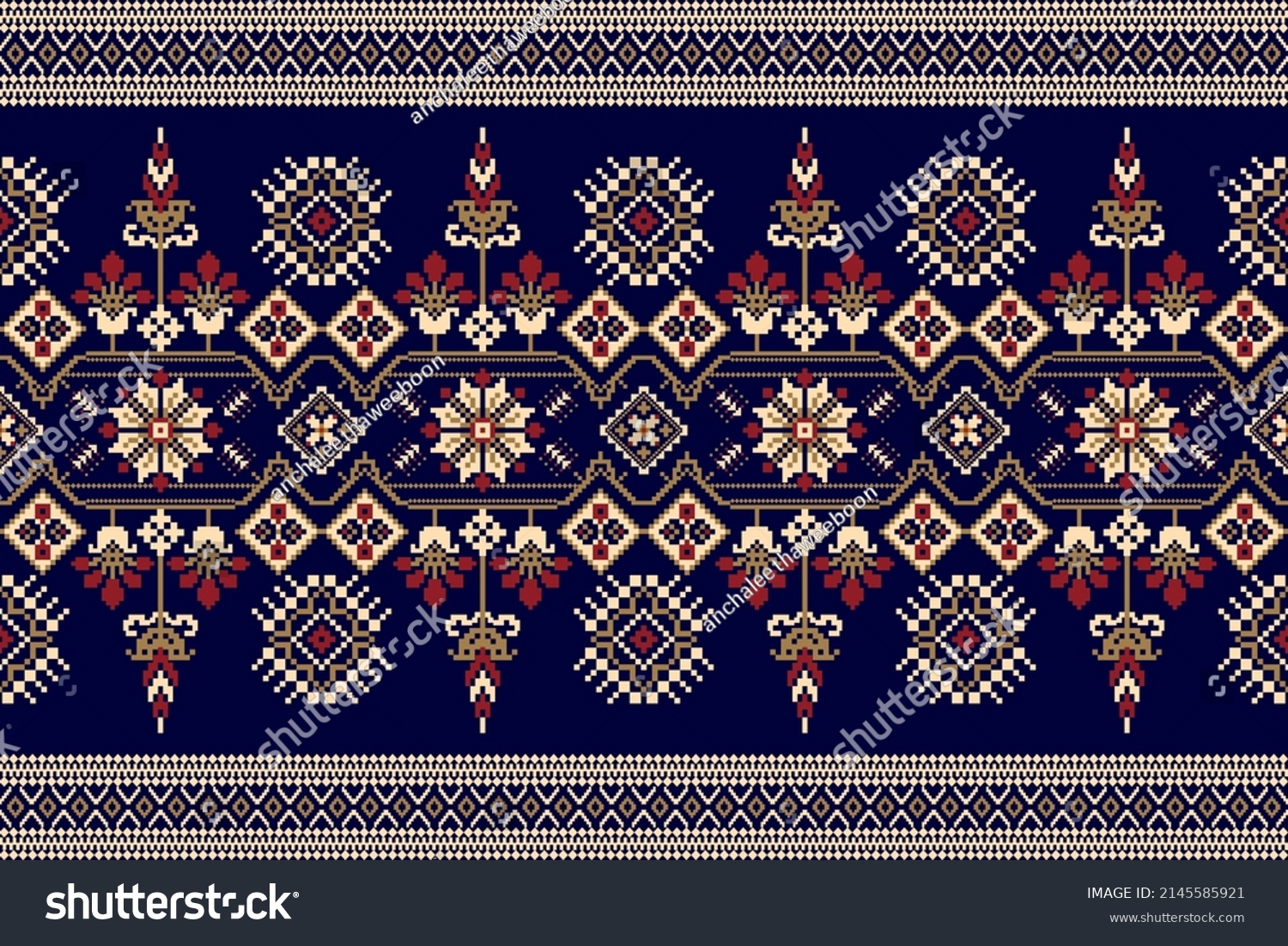 Beautiful figure tribal Indian geometric ethnic oriental pattern ...