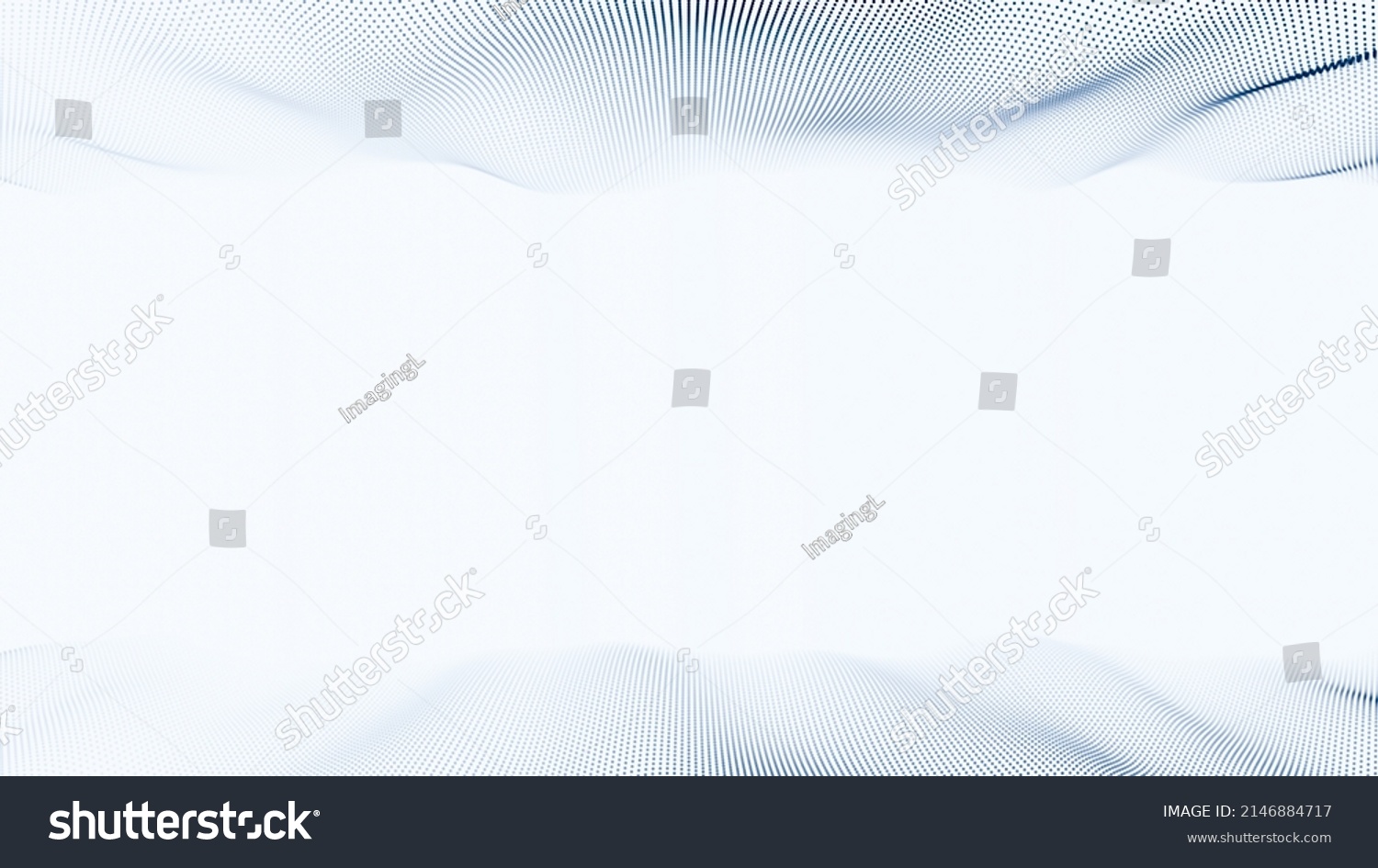 Classic abstract motion background shining particles wave loop motion ...