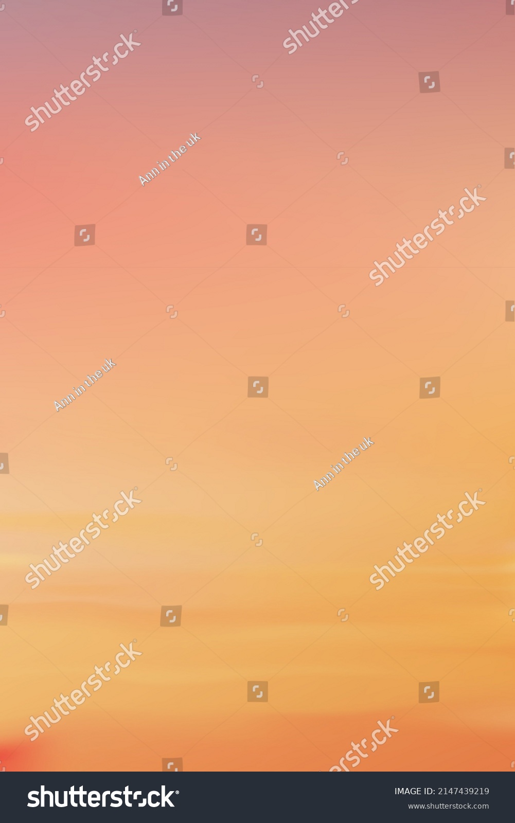 Sunrise in Morning with Orange Yellow and Pink sky Vertical Dramatic ...