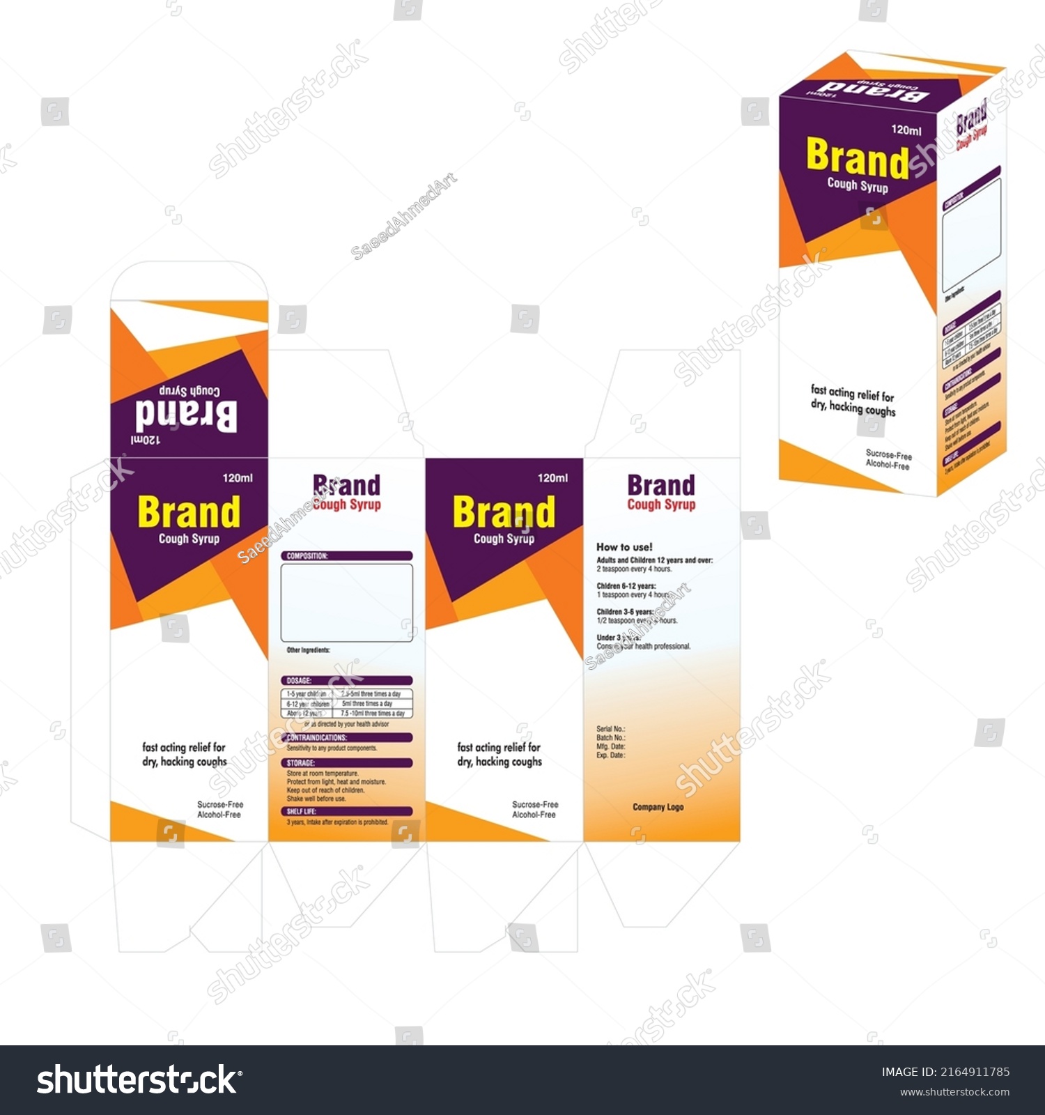 cough syrup packaging Box Red 05 06_站酷海洛_正版图片_视频_字体_音乐素材交易平台_站酷旗下品牌