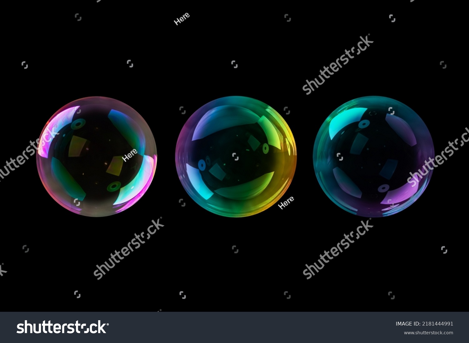 BUBBLES ISOLATED ON BLACK BACKGROUND_站酷海洛_正版图片_视频_字体_音乐素材交易平台_站酷旗下品牌