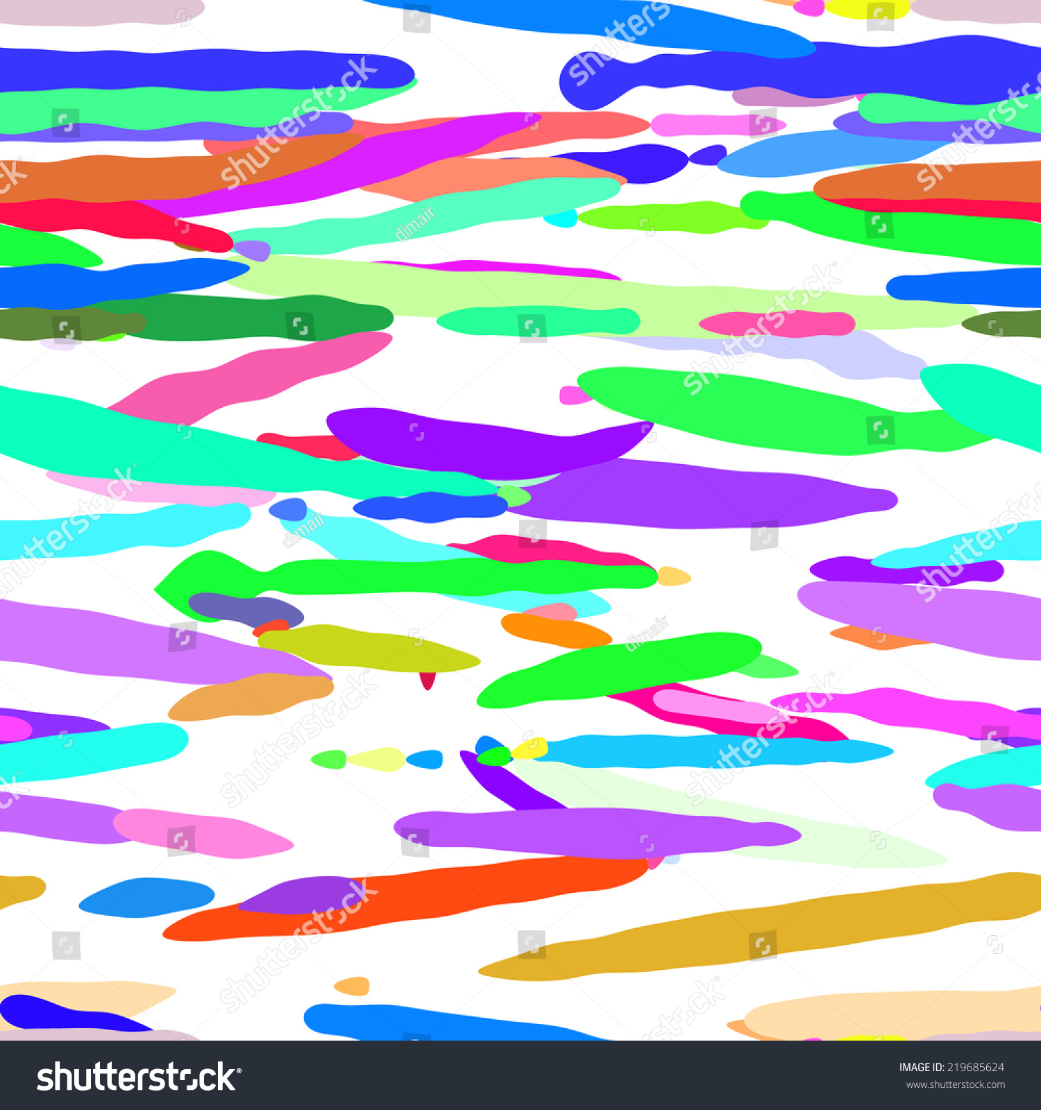 Abstract Colorful Drip Seamless Pattern. illustration_站酷海洛_正版图片_视频_字体 ...