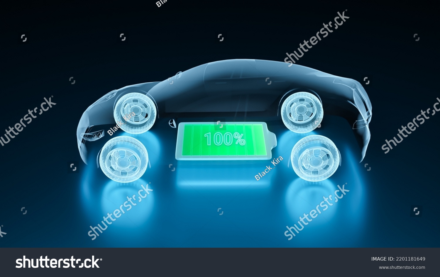 Electric Vehicle fully charging battery using DC fast charger smart ...