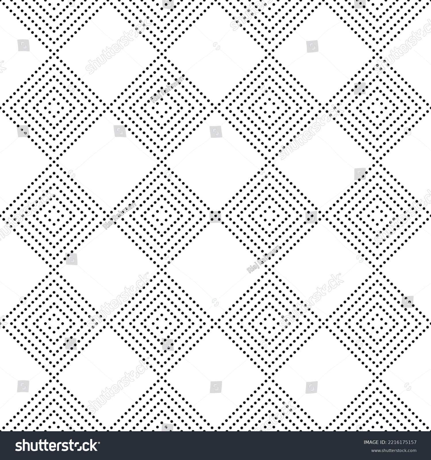 Abstract seamless geometric black gray tile minimal graphic vector ...