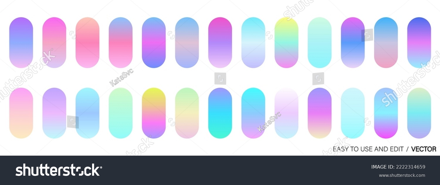 Collection of colorful modern gradient background for graphic design ...