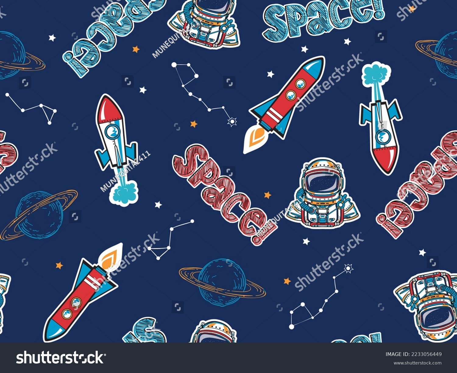 cute pattern space boys galaxia_站酷海洛_正版图片_视频_字体_音乐素材交易平台_站酷旗下品牌