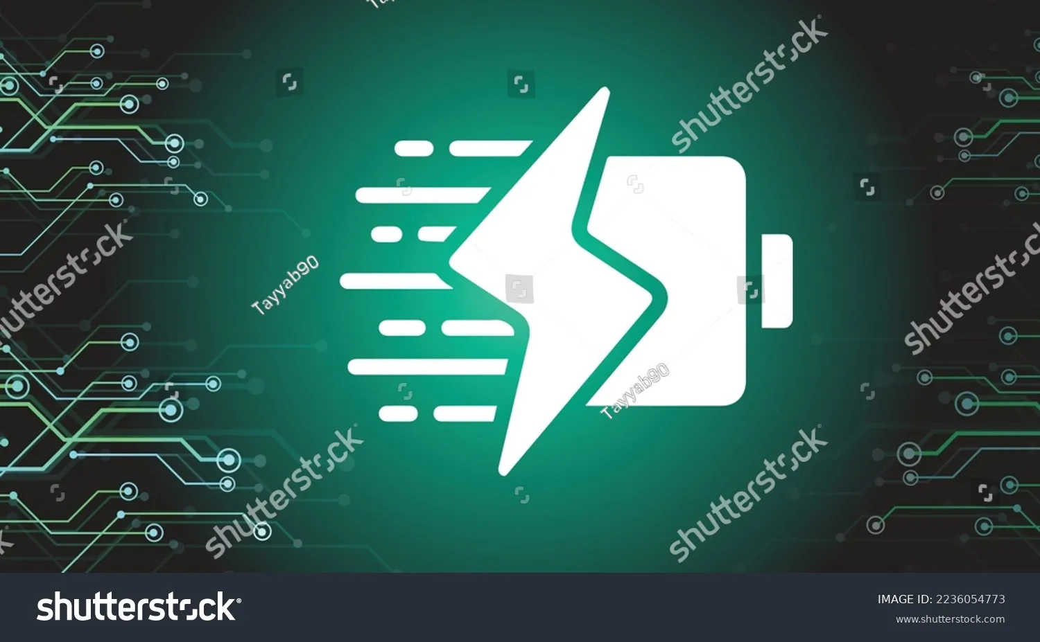 Battery power charging shape background. The battery starts recharging ...