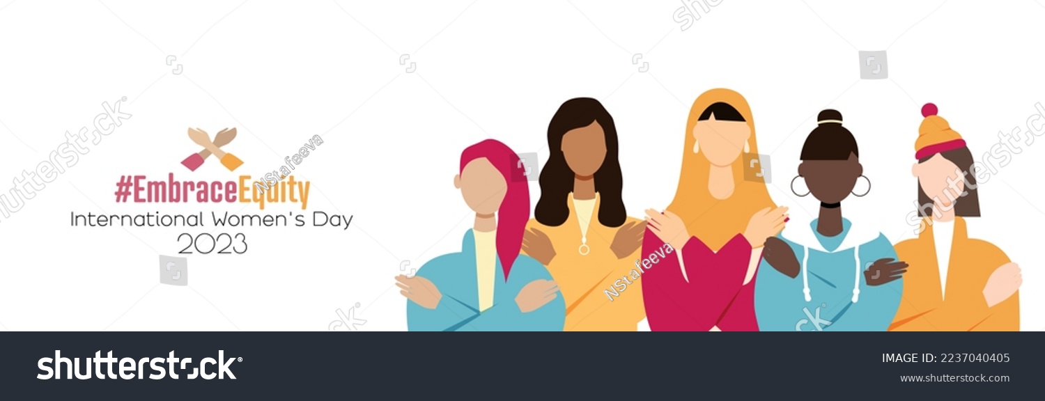 International Women's Day 2023 banner. EmbraceEquity_站酷海洛_正版图片_视频_字体_音乐 ...