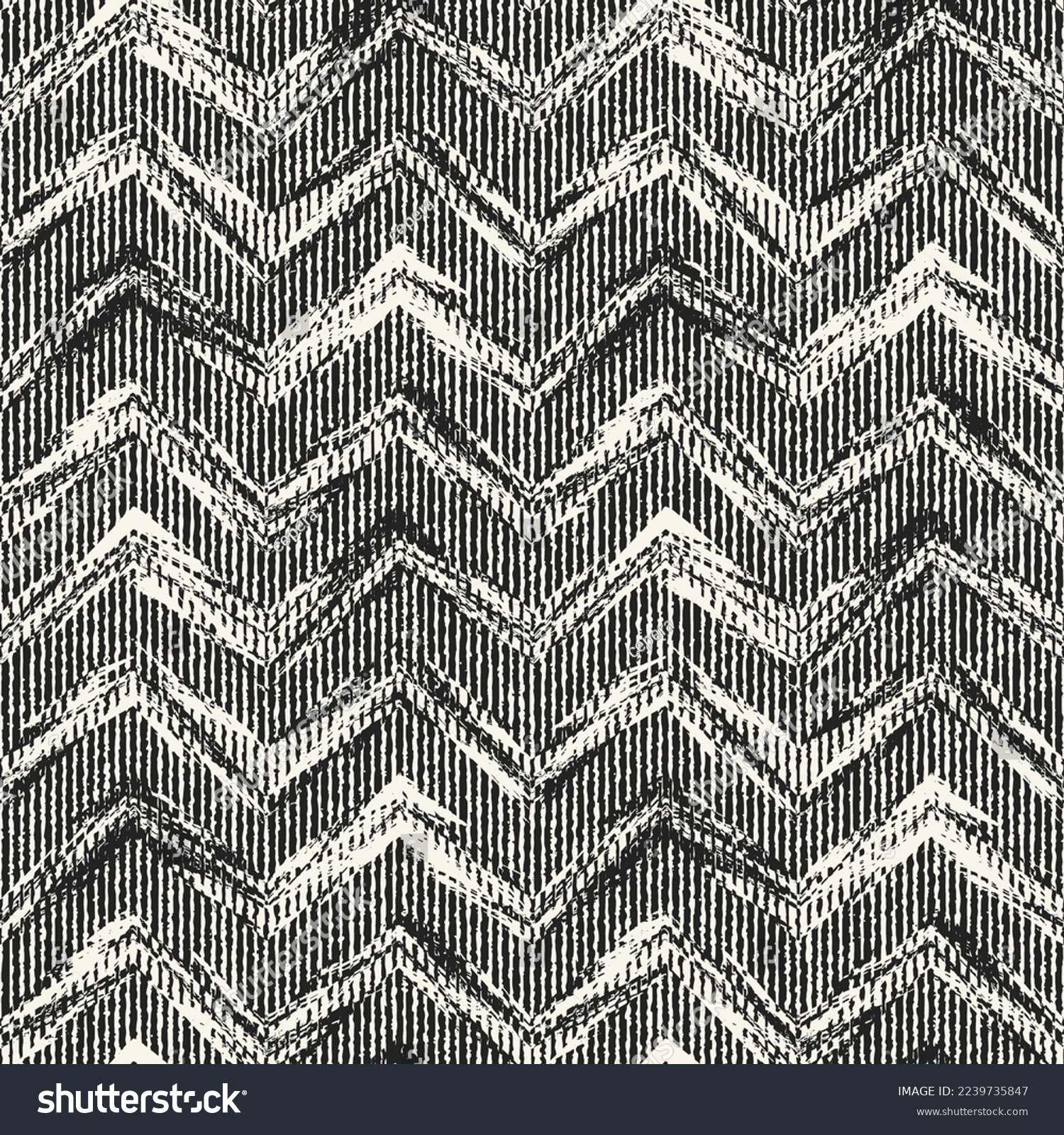 Monochrome Distressed Knit Textured Chevron Pattern_站酷海洛_正版图片_视频_字体_音乐 ...