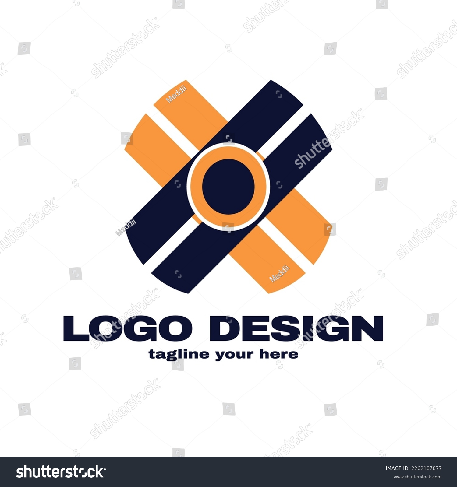 Logo icon design template elements. Monogram. Linear logo. Simple ...