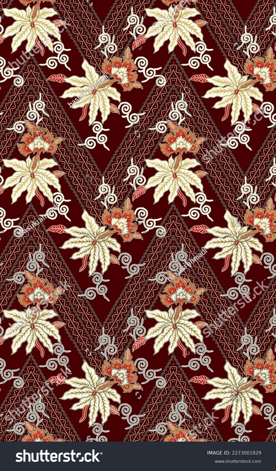 abstract a solid modern batik motifs arrangement all-over textile ...