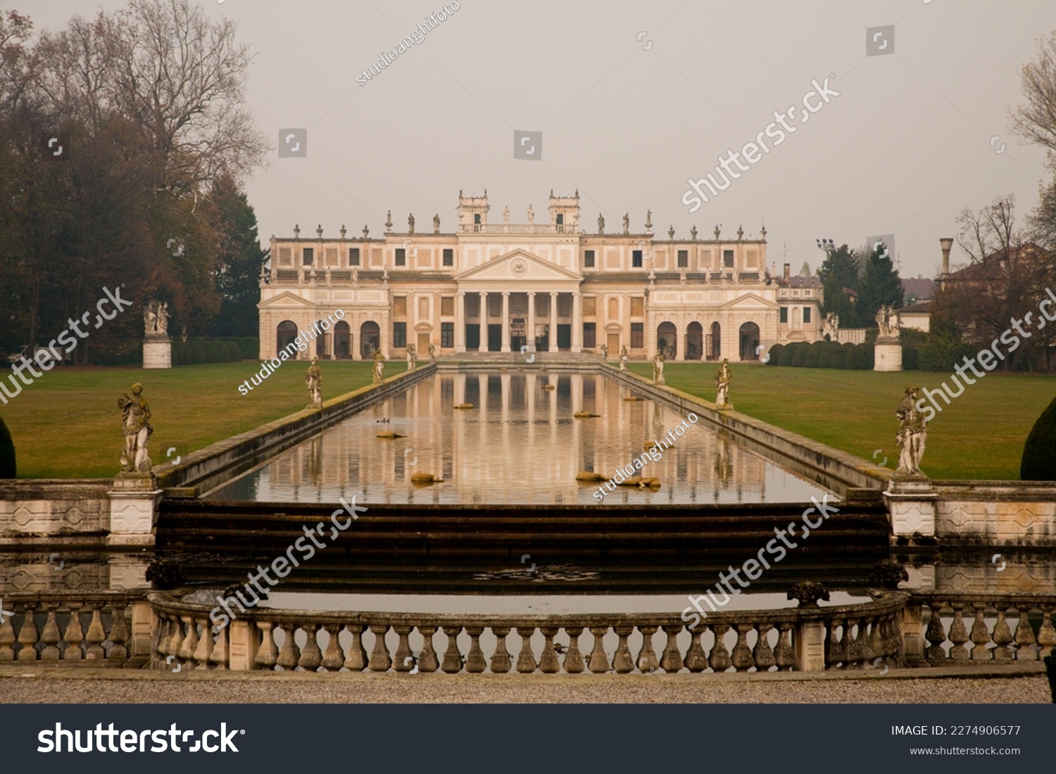 Villa Pisani. Italian villas and gardens Brenta Riviera. Veneto Italy_站酷海洛_正版图片_视频_字体_音乐素材交易平台_站 ...