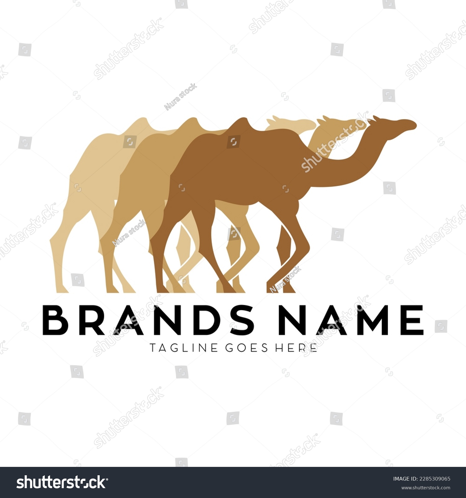Camel run illustration vector logo_站酷海洛_正版图片_视频_字体_音乐素材交易平台_站酷旗下品牌