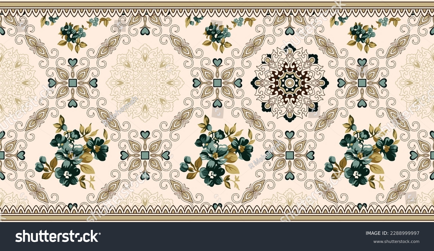 Digital And Textile Prints Pattern Wallpaper illustrations design ...