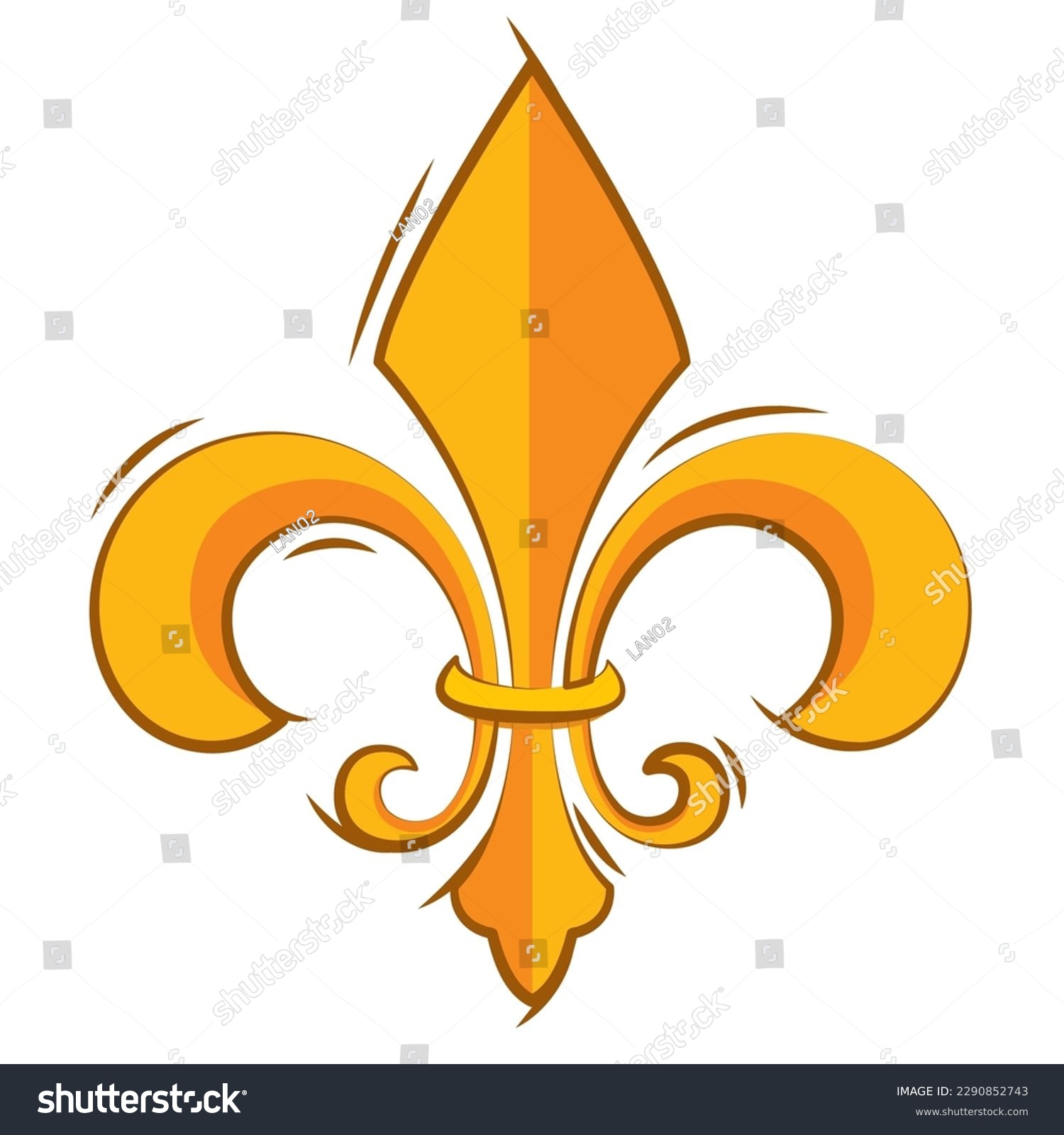 Isolated lys flower symbol icon Vector_站酷海洛_正版图片_视频_字体_音乐素材交易平台_站酷旗下品牌