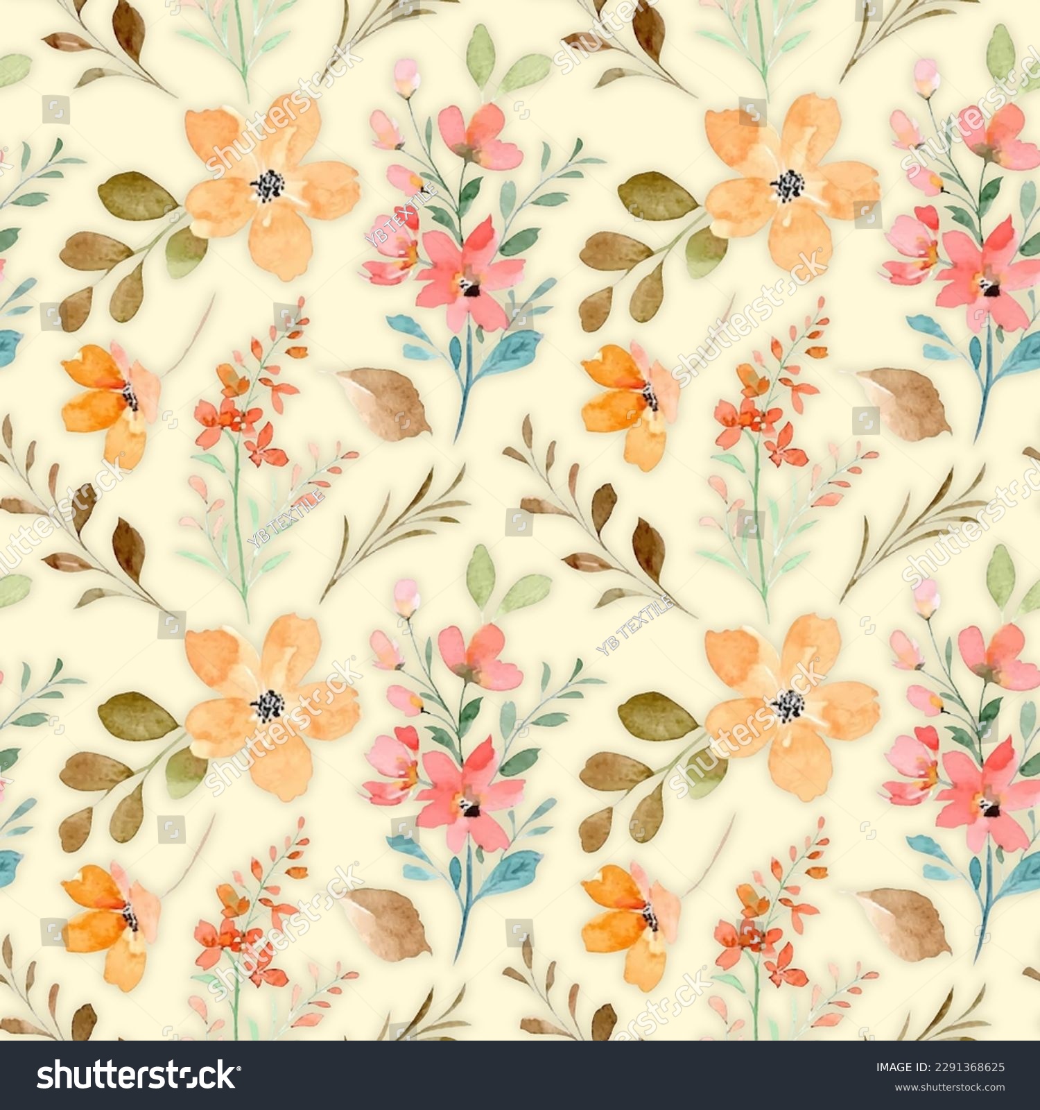 all over flower. pateen.Flower all over. all over design. digital print ...