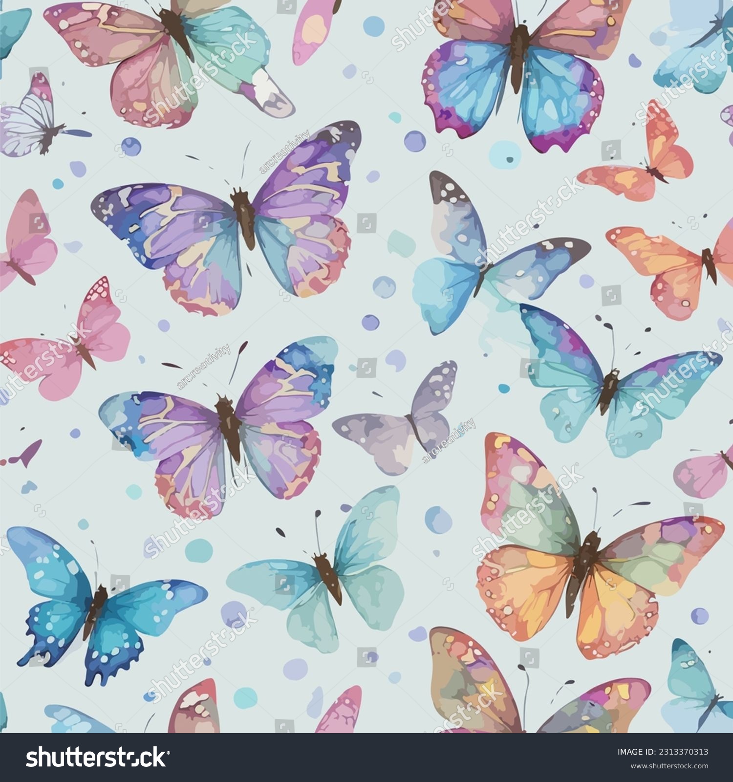 Butterfly Unique Design Set Vector Illustration_站酷海洛_正版图片_视频_字体_音乐素材交易 ...