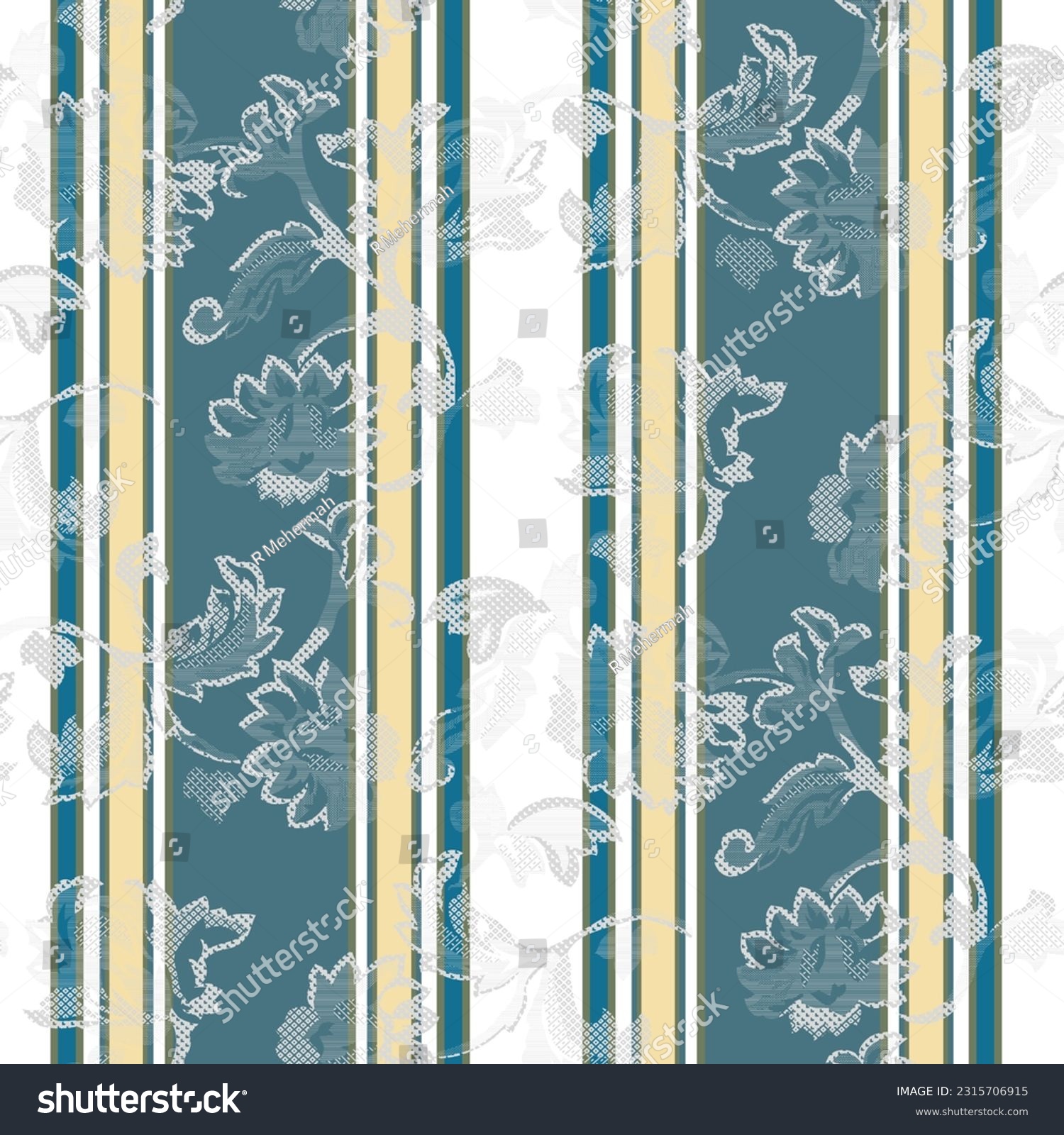 Digital And Textile Prints Pattern Wallpaper illustrations design ...