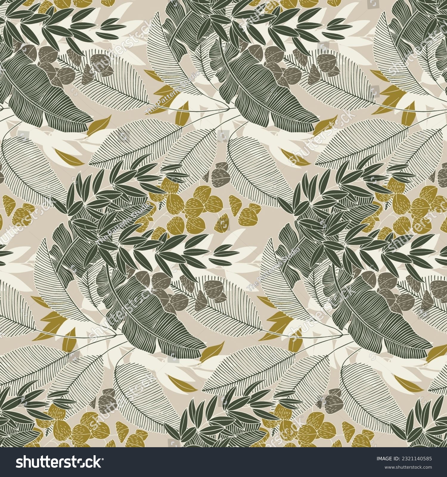 Digital And Textile Prints Pattern Wallpaper illustrations vector ...