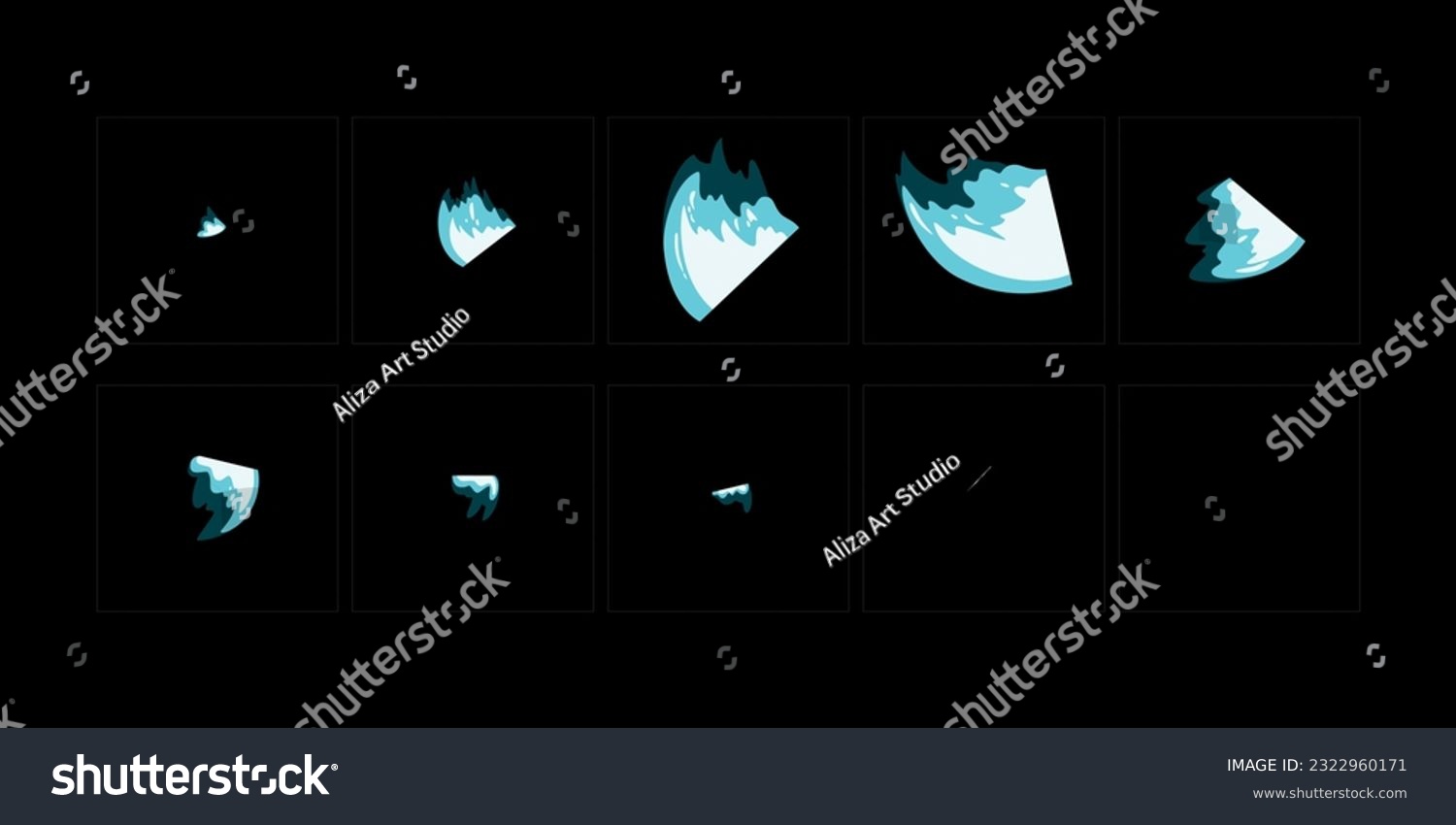 Sword light effect animation. 2d cartoon Sword light animation for a ...