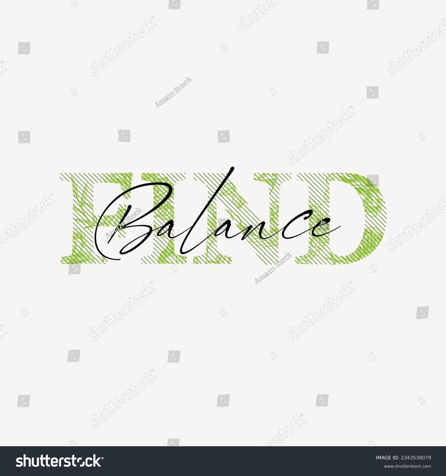Find Balance typography slogan for t shirt printing tee graphic design ...