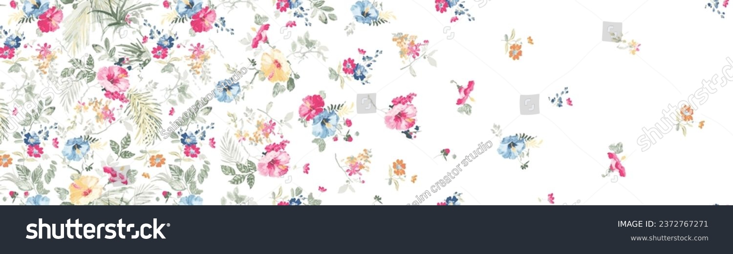 seamless bed sheet pattern design for digital print and any type of ...