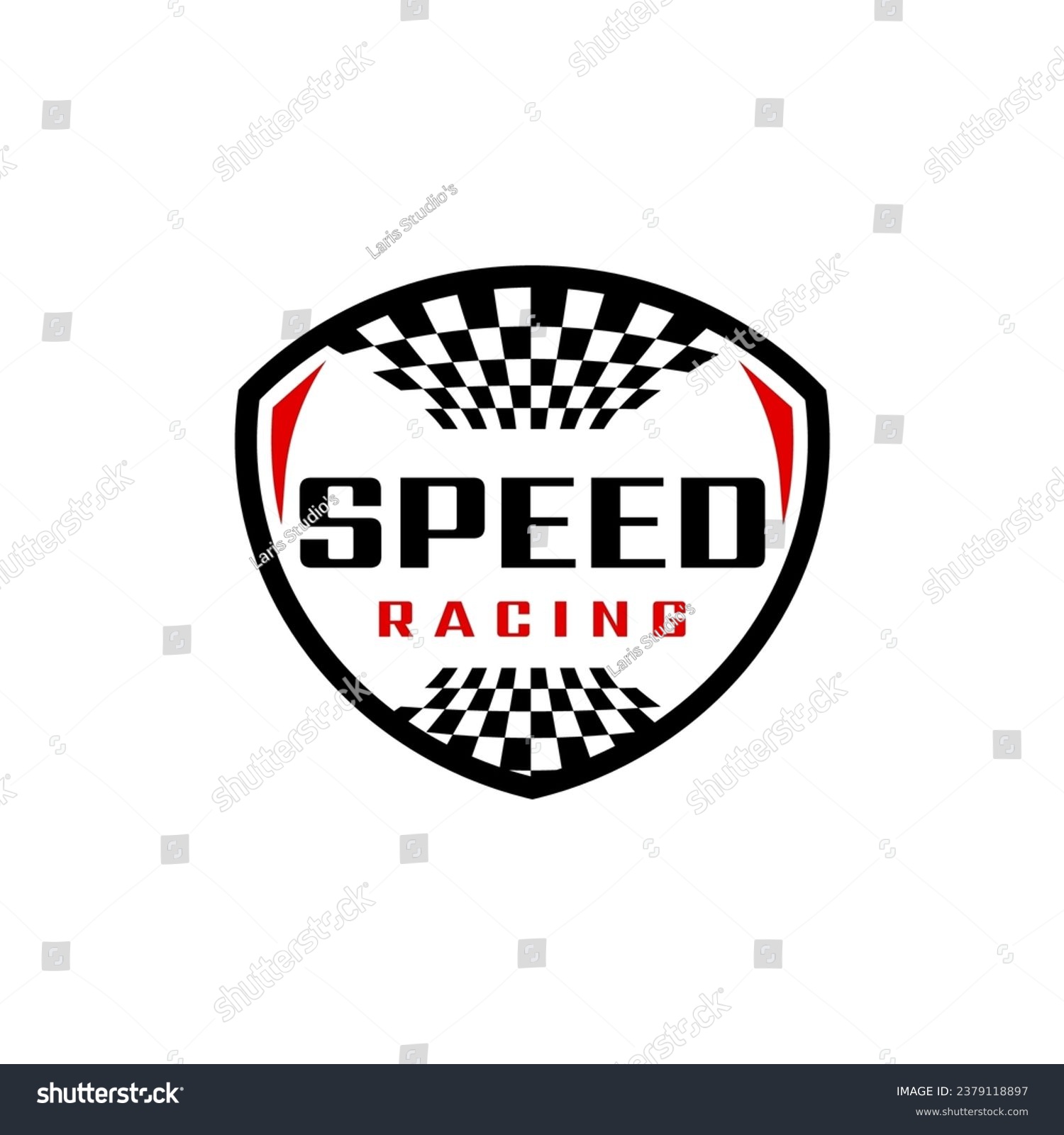 Speed racing motocross badge logo vector design template_站酷海洛_正版图片_视频 ...
