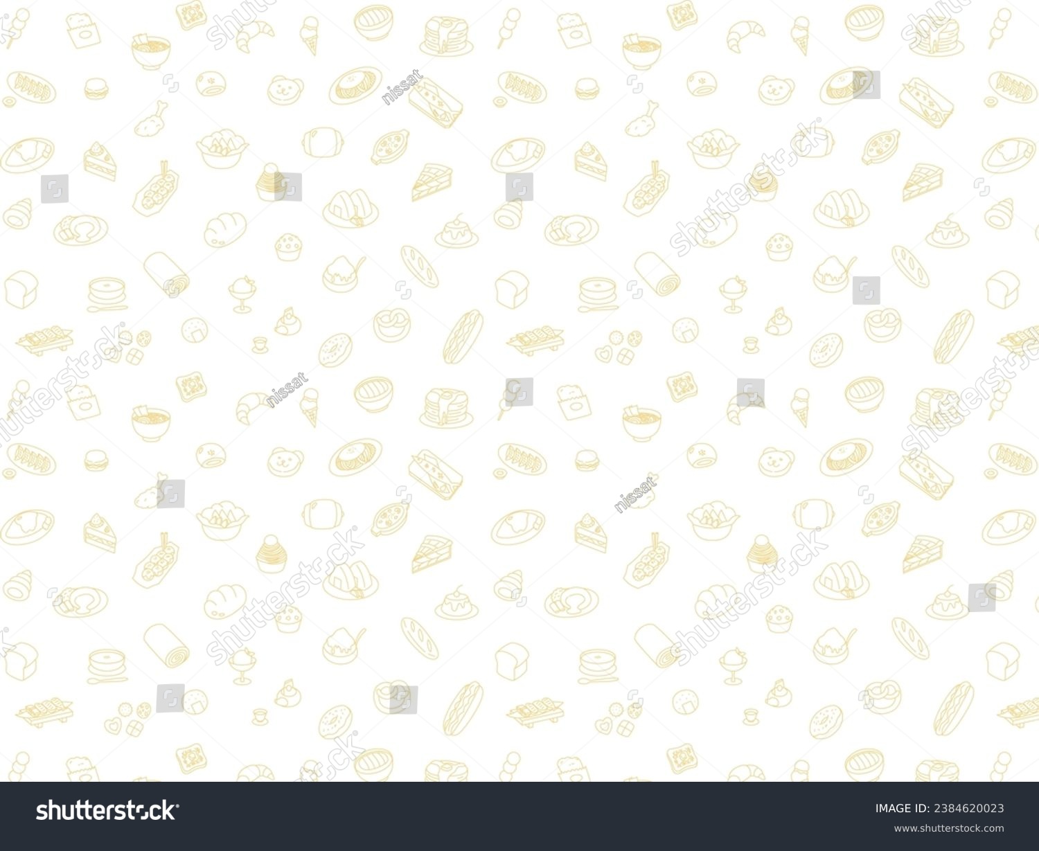 Meal food pattern wallpaper illustration_站酷海洛_正版图片_视频_字体_音乐素材交易平台_站酷旗下品牌