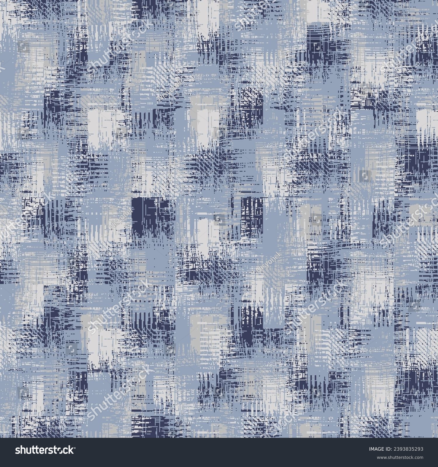 Seamless pattern. Modern stylish abstract texture. Geometric brush ...