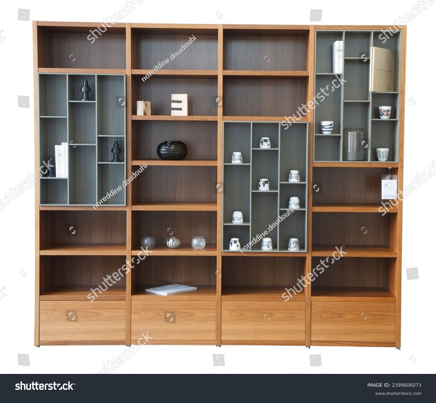 Wood Combination Bookcase Floor Shelf_站酷海洛_正版图片_视频_字体_音乐素材交易平台_站酷旗下品牌
