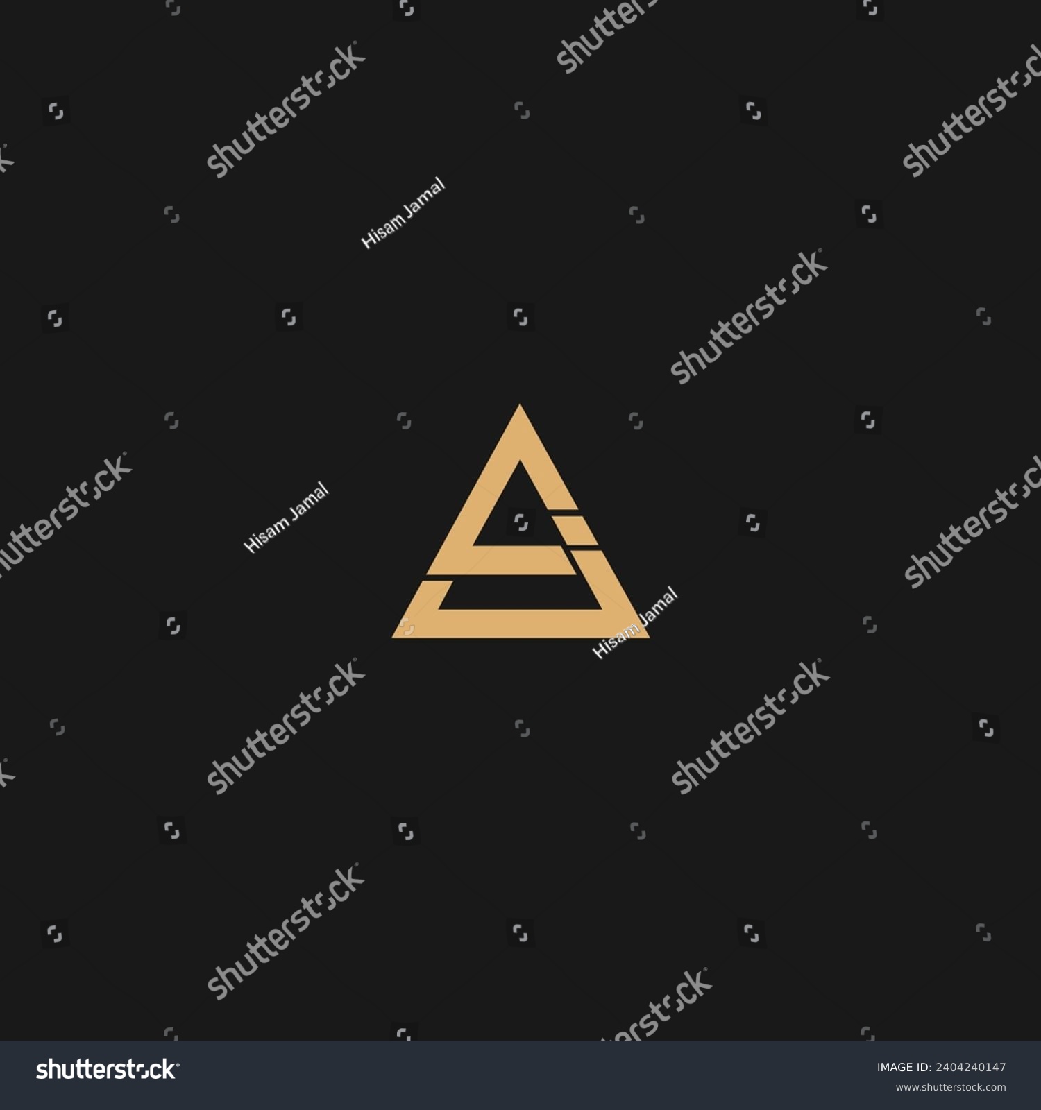 Creative simple Initial Letters AJ Triangle Logo Designs Bundle Vector ...
