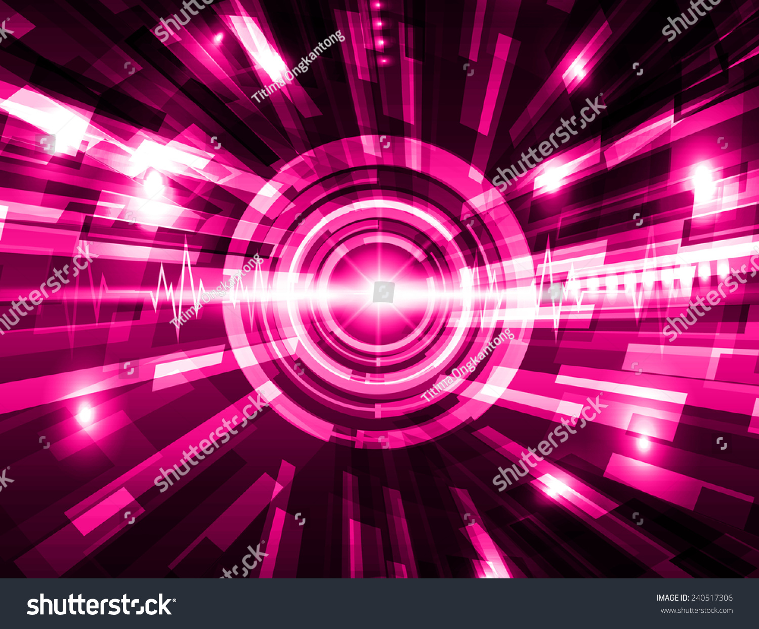 Pink Abstract Technology background for computer graphic website and ...