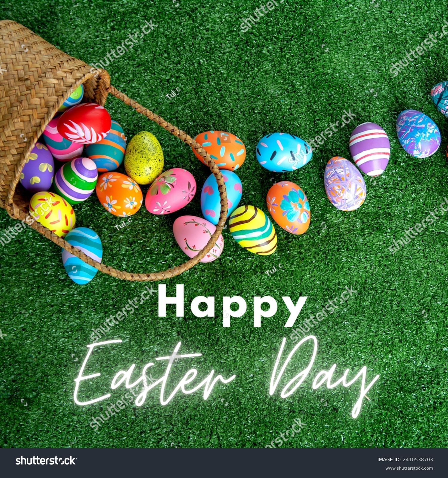 Happy Easter card Easter banner with text Trendy easter design_站酷海洛_正版 ...
