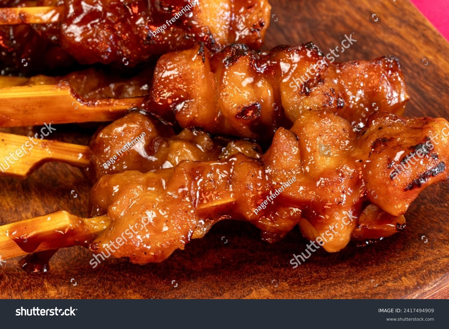 plate of yakitori close up_站酷海洛_正版图片_视频_字体_音乐素材交易平台_站酷旗下品牌