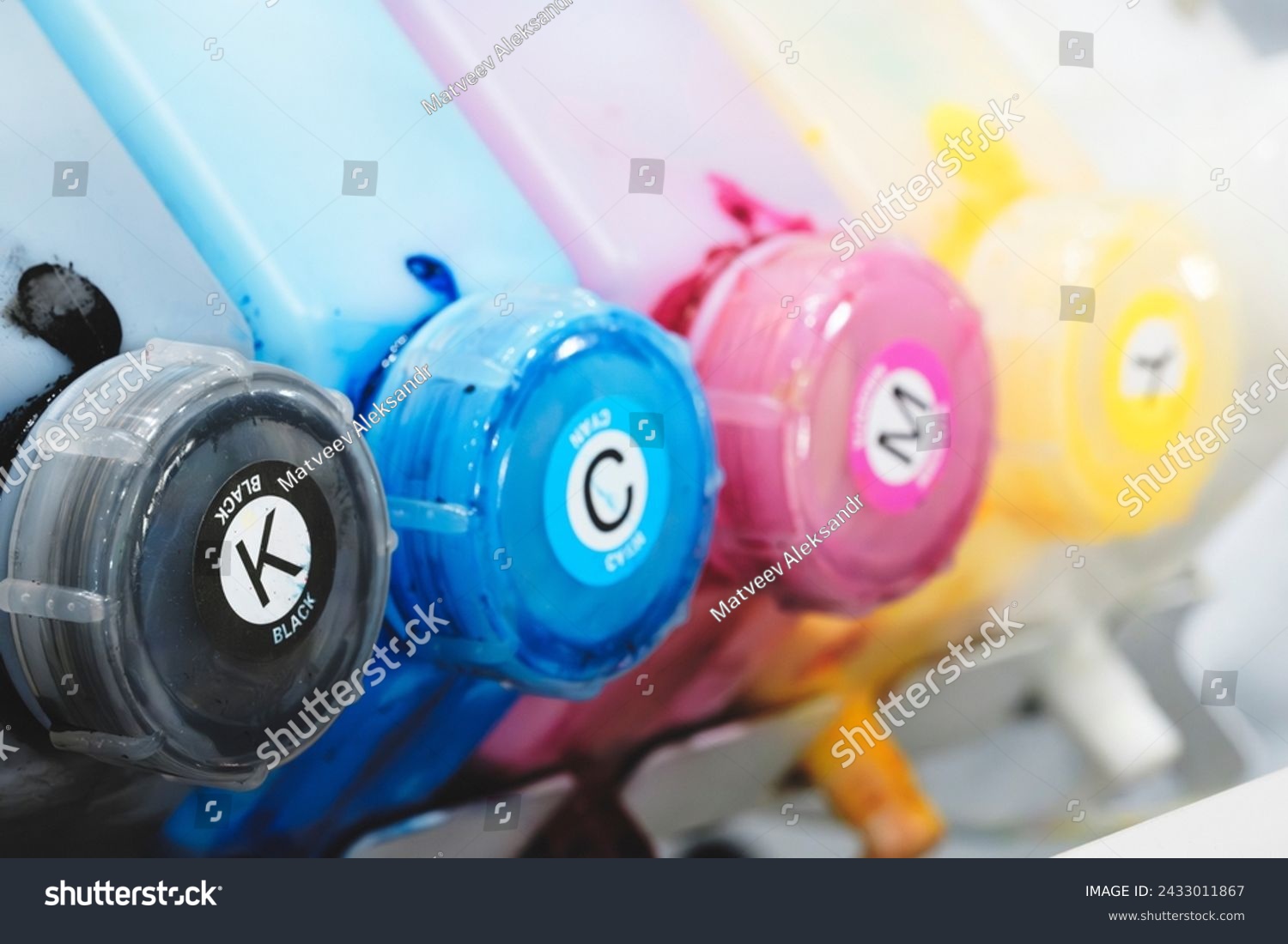 Color toners in the digital printer paint CMYK_站酷海洛_正版图片_视频_字体_音乐素材交易平台 ...