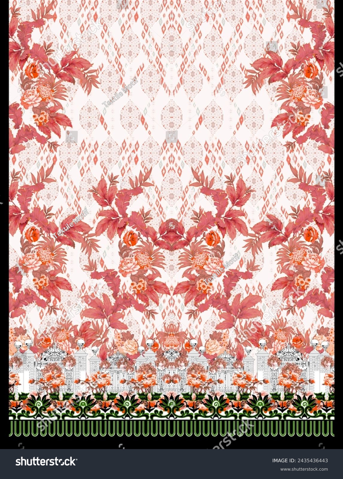 Digital design and ethnic border in digital printing_站酷海洛_正版图片_视频_字体_音乐 ...